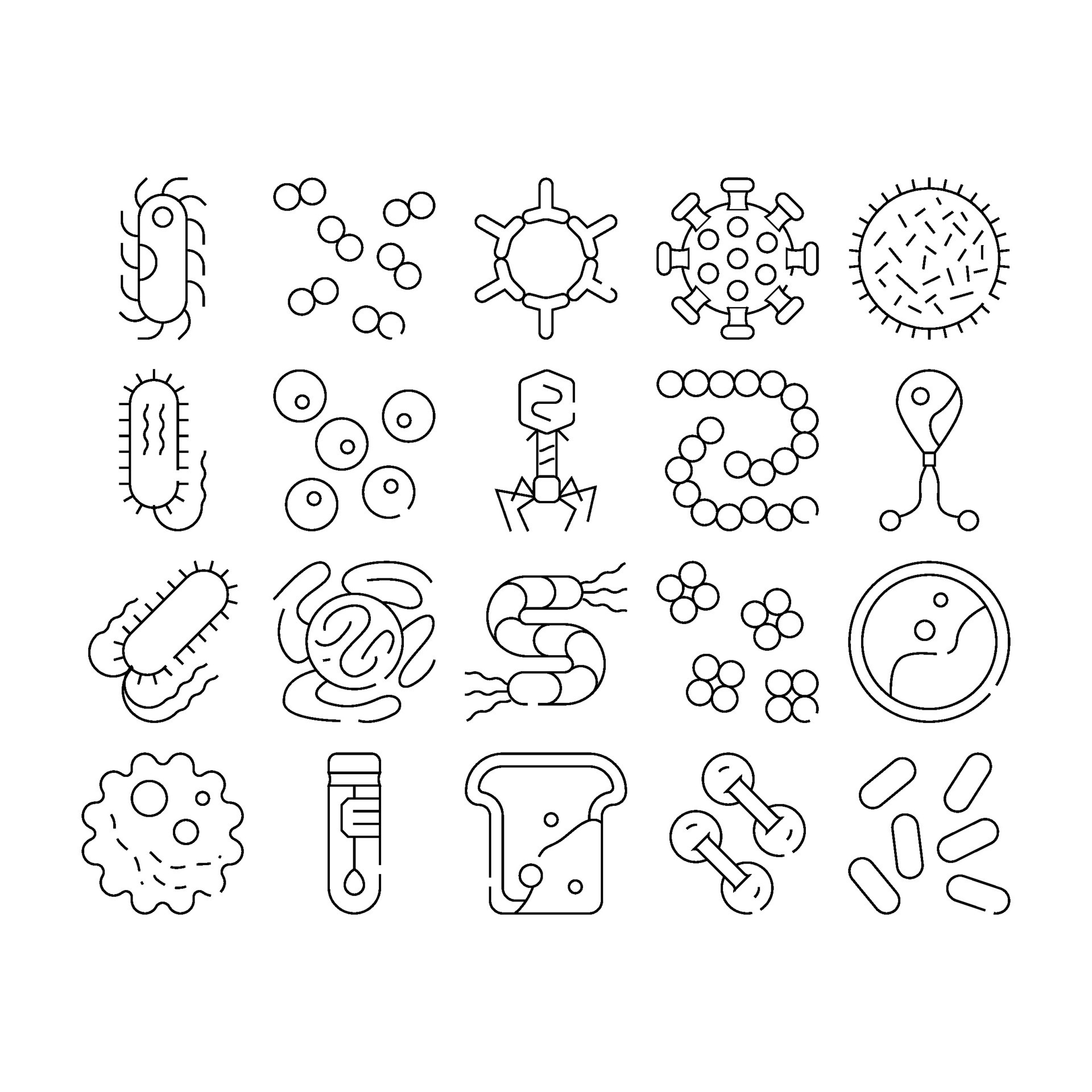 Pathogen Virus Disease Collection Icons Set 48351209 Vector Art at Vecteezy Pathogen Virus Disease Collection Icons Set 48351209 Vector Art at Vecteezy