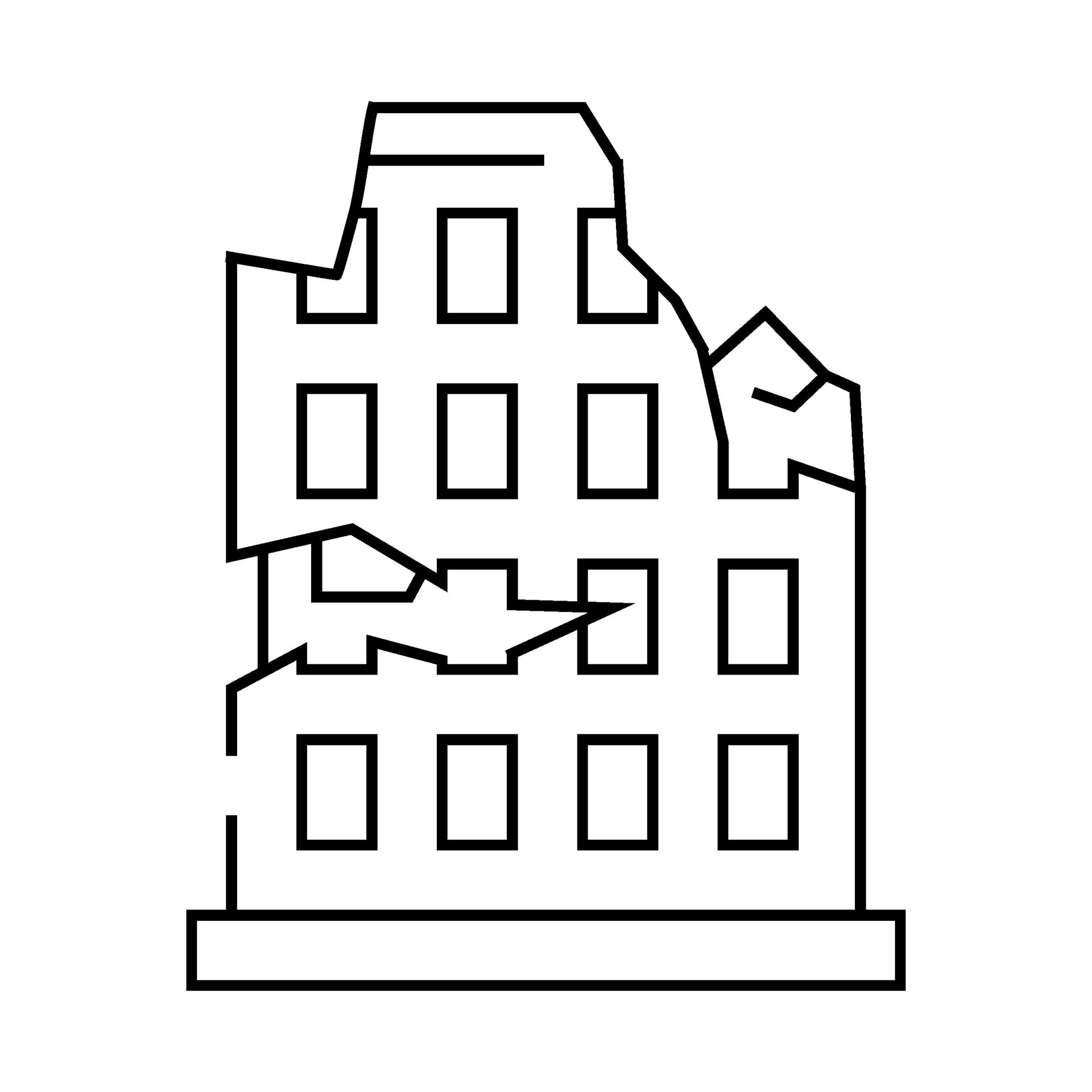ruined house line icon illustration 48351631 Vector Art at Vecteezy ruined house line icon illustration 48351631 Vector Art at Vecteezy