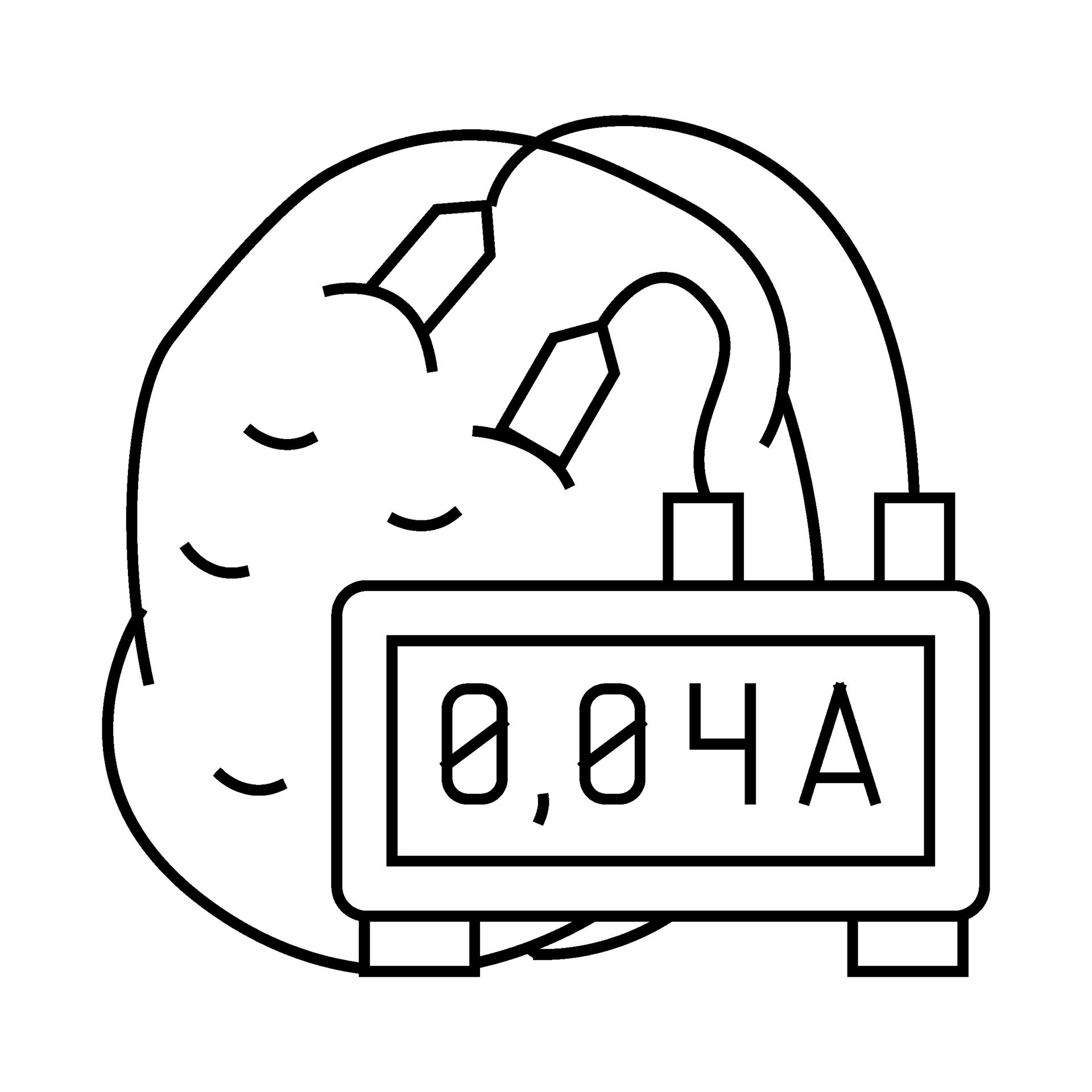 school experiments potatoes line icon illustration 48352683 Vector Art ... school experiments potatoes line icon illustration 48352683 Vector Art ...