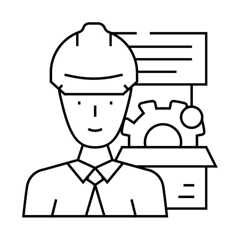 technical sales engineer worker line icon illustration 48354903 Vector ... technical sales engineer worker line icon illustration 48354903 Vector ...