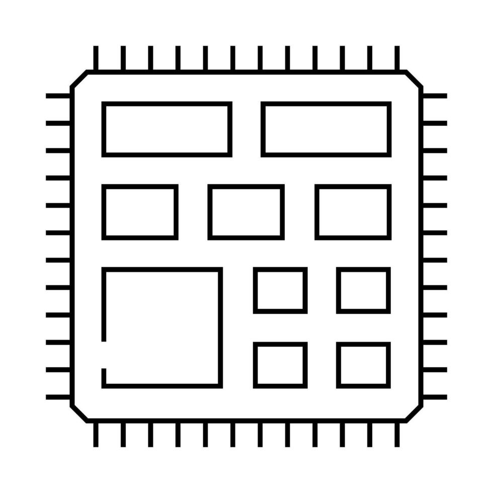Microcontroller Electrical Engineer Line Icon Illustration 48355843 Vector Art At Vecteezy
