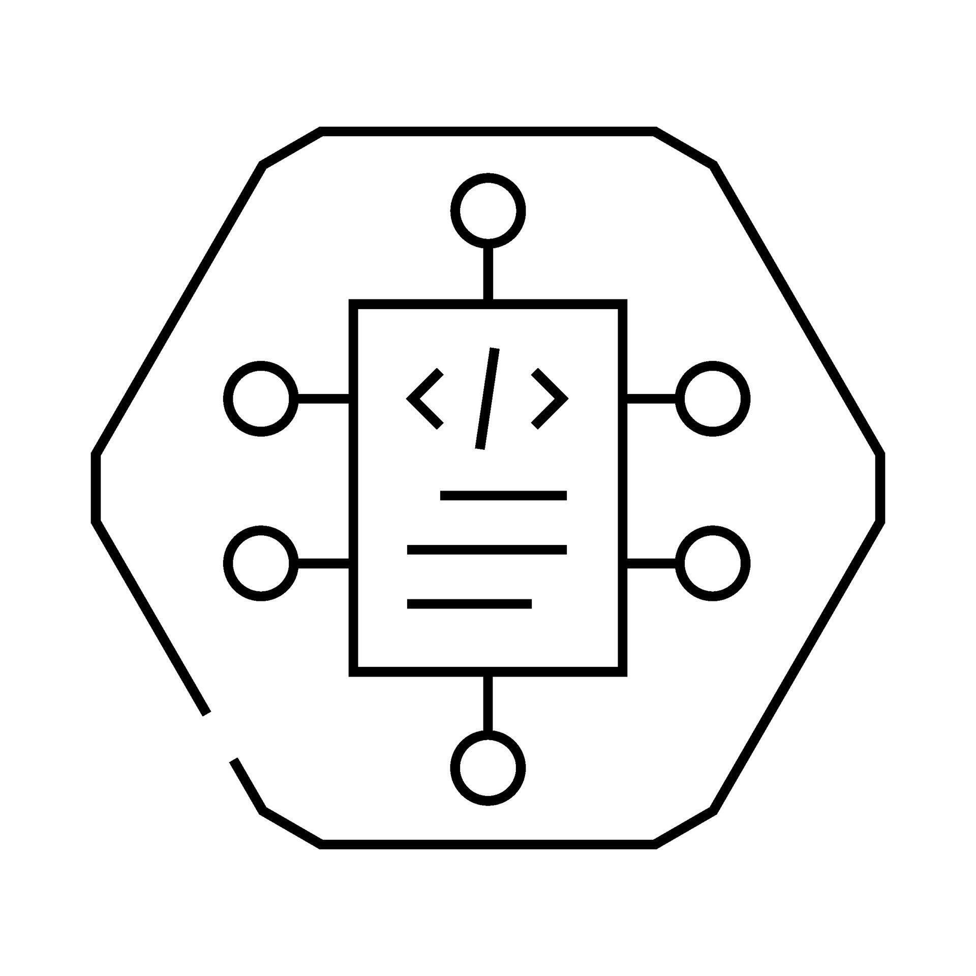 Source Code Management Line Icon Illustration 48356645 Vector Art At