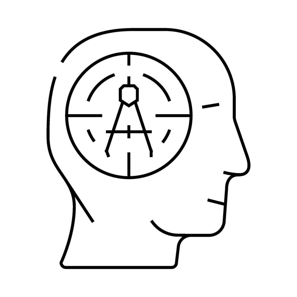precision drafting architectural drafter line icon illustration ... precision drafting architectural drafter line icon illustration ...