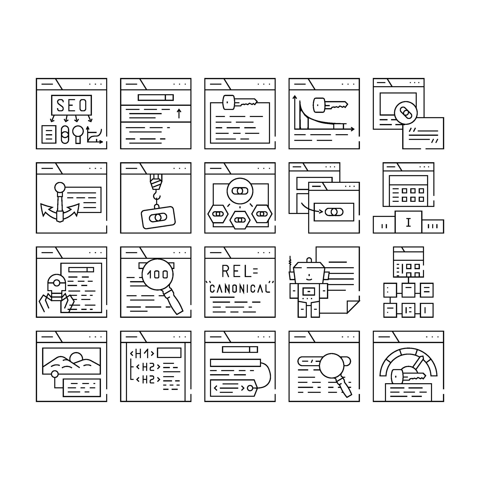 seo optimize search rank icons set 48358183 Vector Art at Vecteezy seo optimize search rank icons set 48358183 Vector Art at Vecteezy