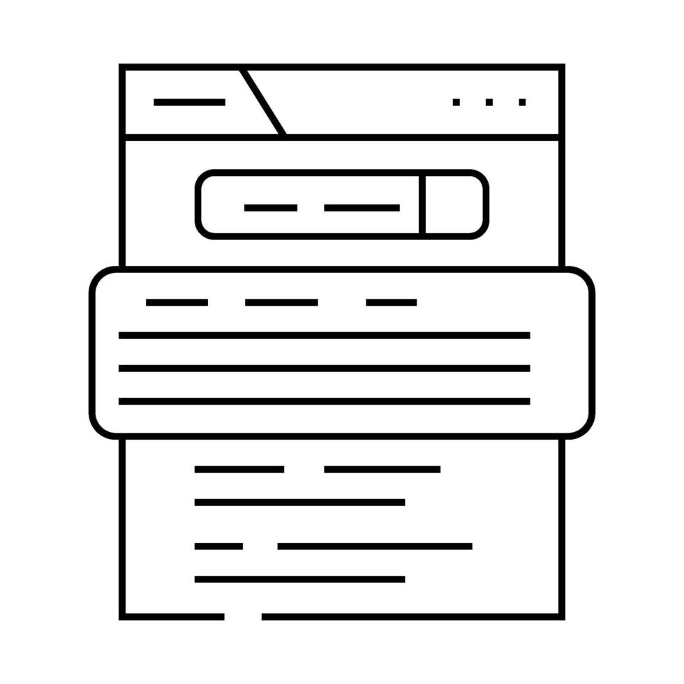 featured snippet seo line icon illustration 48358780 Vector Art at Vecteezy