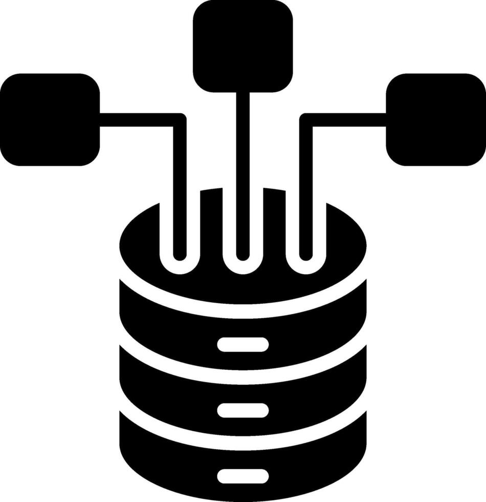 Database Glyph Icon Design 48360466 Vector Art at Vecteezy