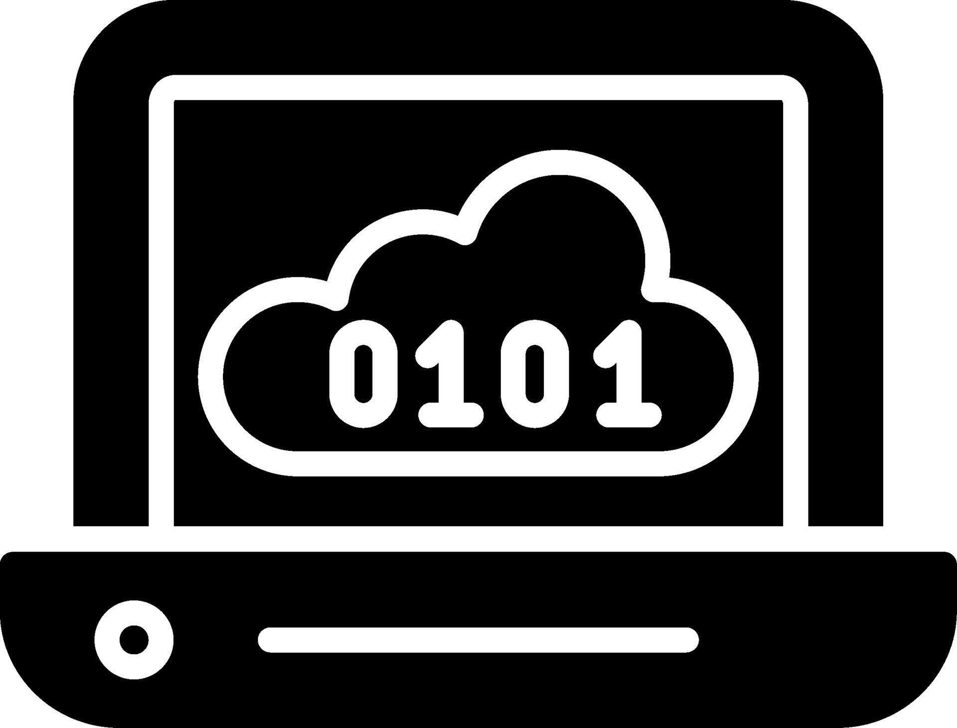 Binary Code Glyph Icon Design 48360722 Vector Art at Vecteezy