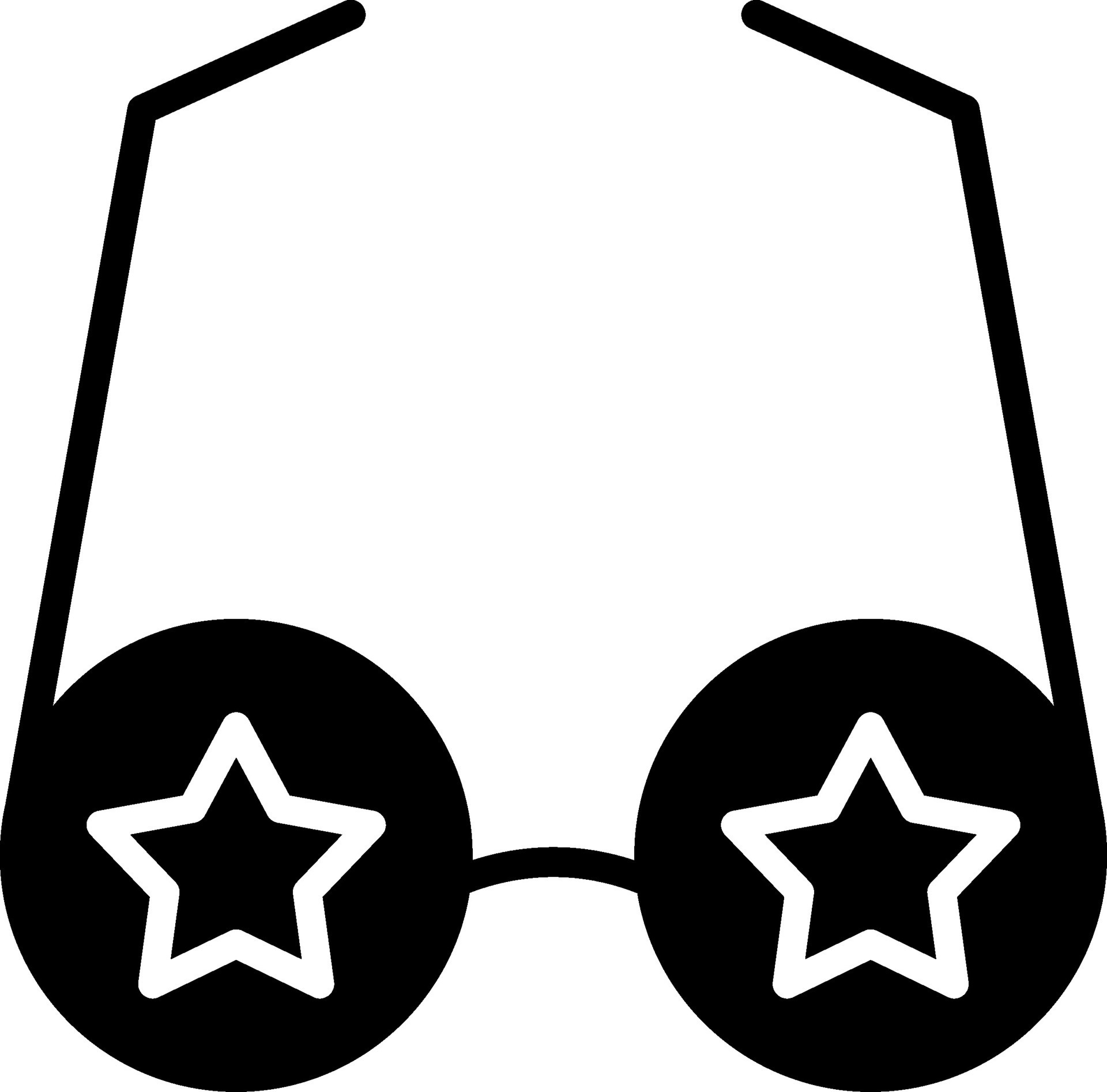 Star Glasses Glyph Icon Design 48362234 Vector Art At Vecteezy