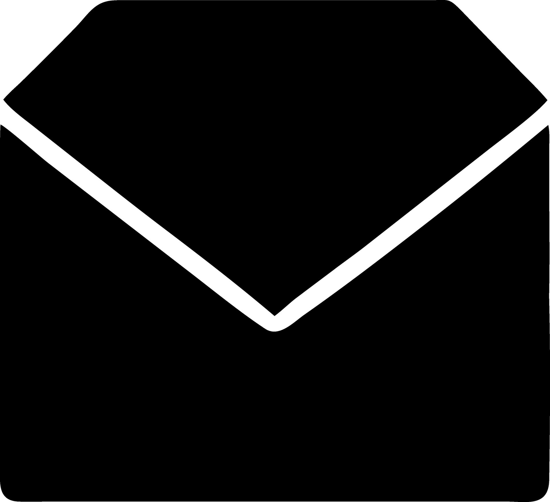 envelope black fill icon 48370068 Vector Art at Vecteezy