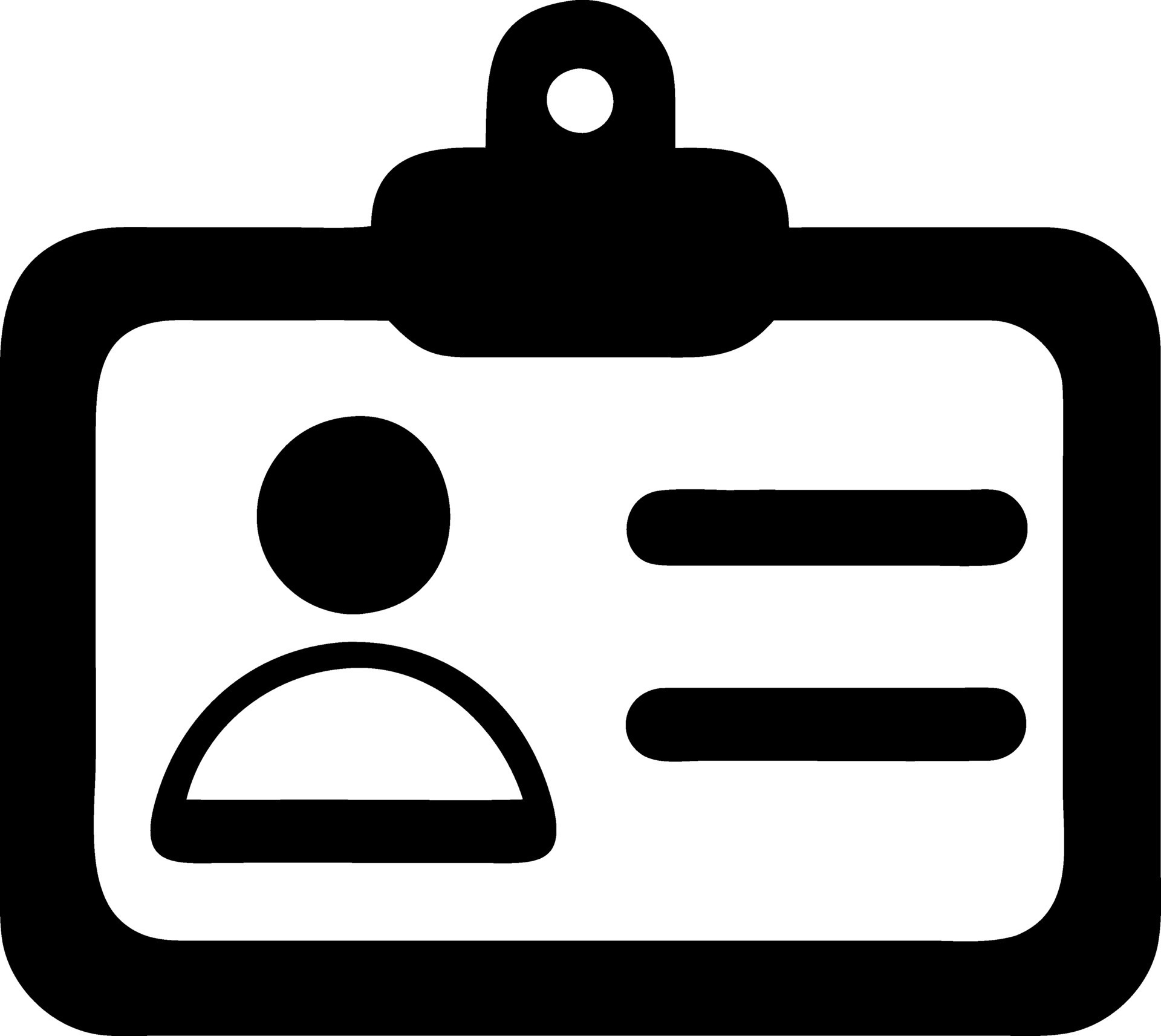 id card black fill icon 48371427 Vector Art at Vecteezy