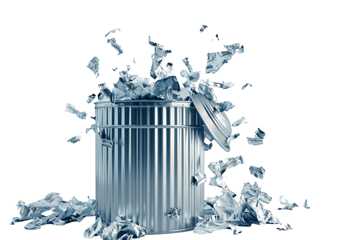 Overflowing trash can on transparent background 48413117 PNG Overflowing trash can on transparent background 48413117 PNG