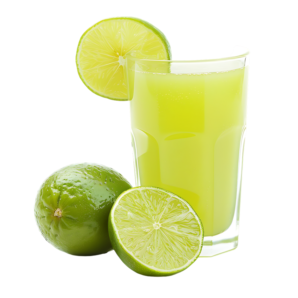 Mockup Portion of fresh made lime juice isolated over transparent background 48415223 PNG