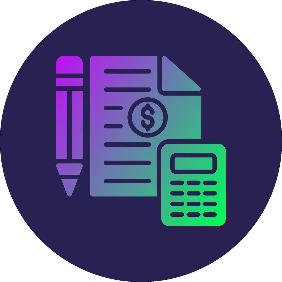 Accounting Glyph Gradient Circle Icon Design 48417016 Vector Art at ... Accounting Glyph Gradient Circle Icon Design 48417016 Vector Art at ...