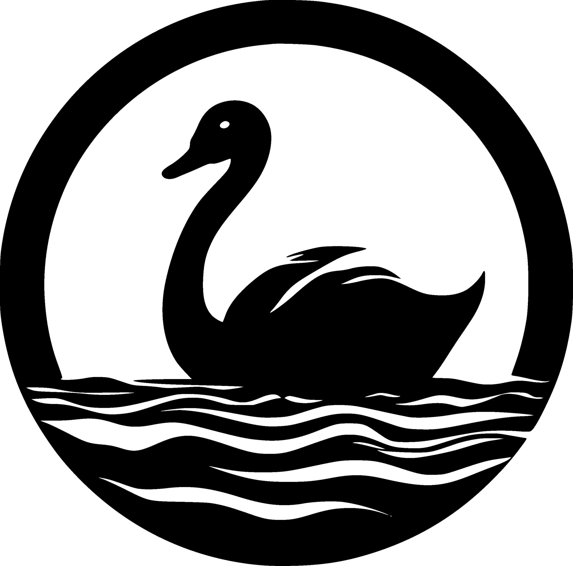 Cisne Alto Calidad Logo Ilustración Ideal Para Camiseta Gráfico 48423129 Vector En Vecteezy