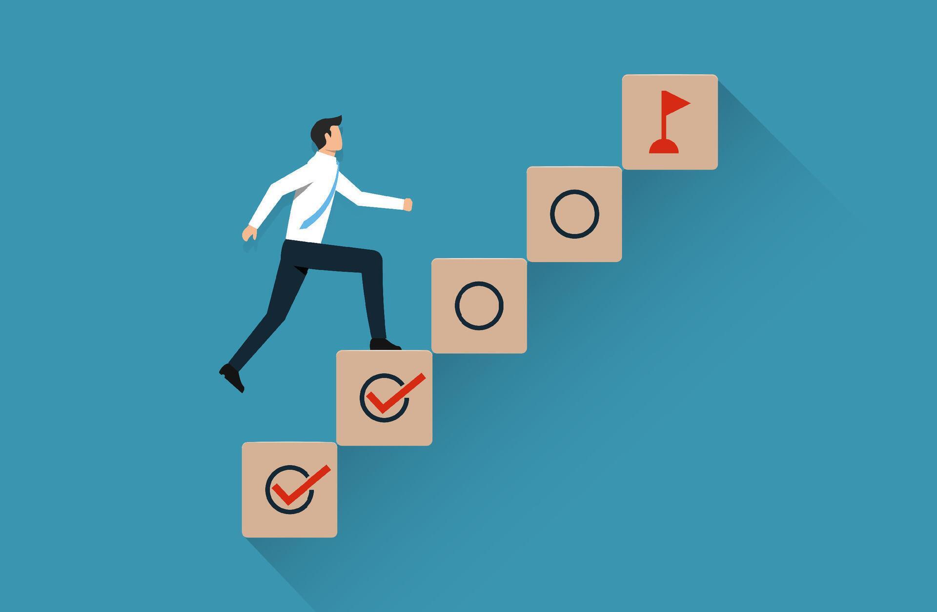 Work in progress concept. Tasks tracking and goal achievement. Task ...