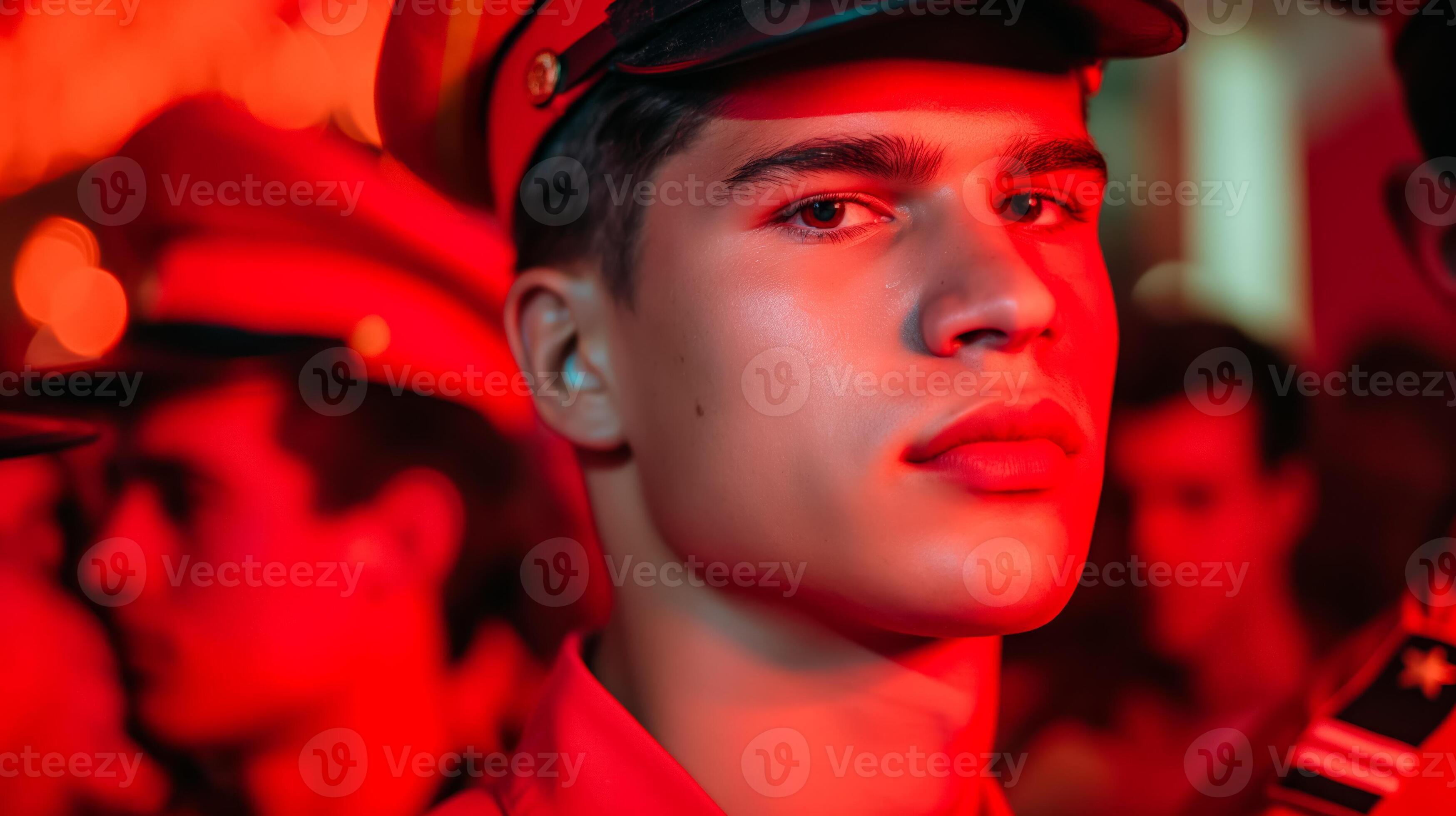 Soviet KGB themed night at a disco club with handsome men wearing Soviet clothing 48442282 Stock ...