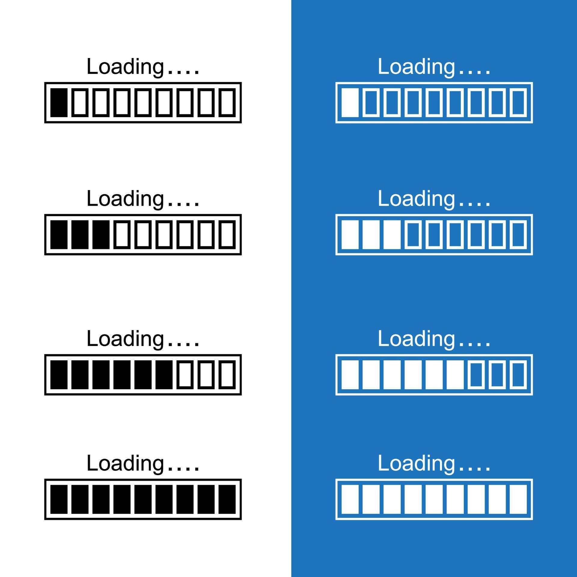 Loading icon design illustration 48448641 Vector Art at Vecteezy