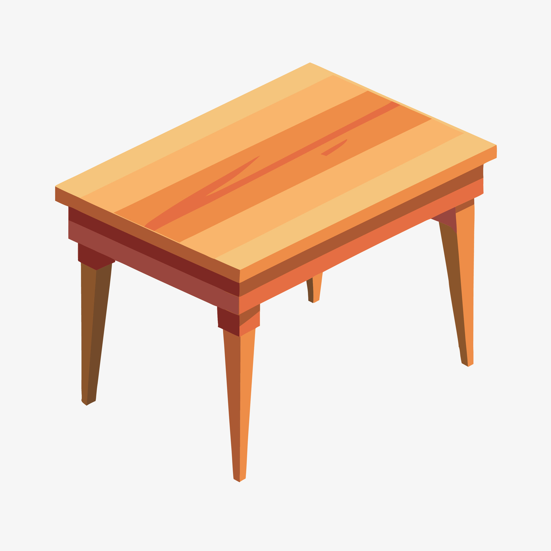 Wooden table for animation cartoon 48449421 Vector Art at Vecteezy