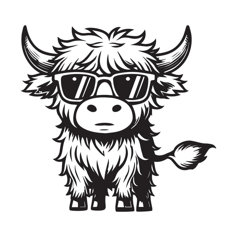Highland cattle Silhouette - Highland Cow Clipart - Highland Cow ... Highland cattle Silhouette - Highland Cow Clipart - Highland Cow ...