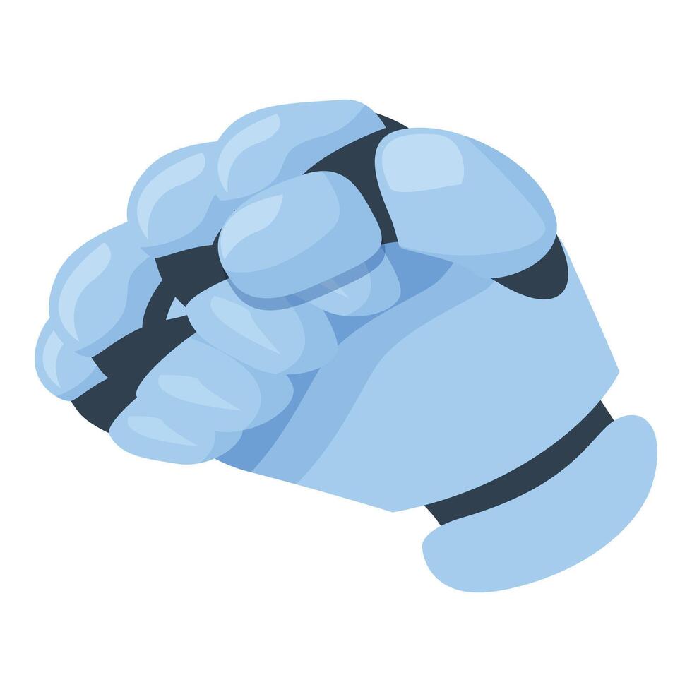 Robot hand holding computer mouse, modern technology and robotics ...