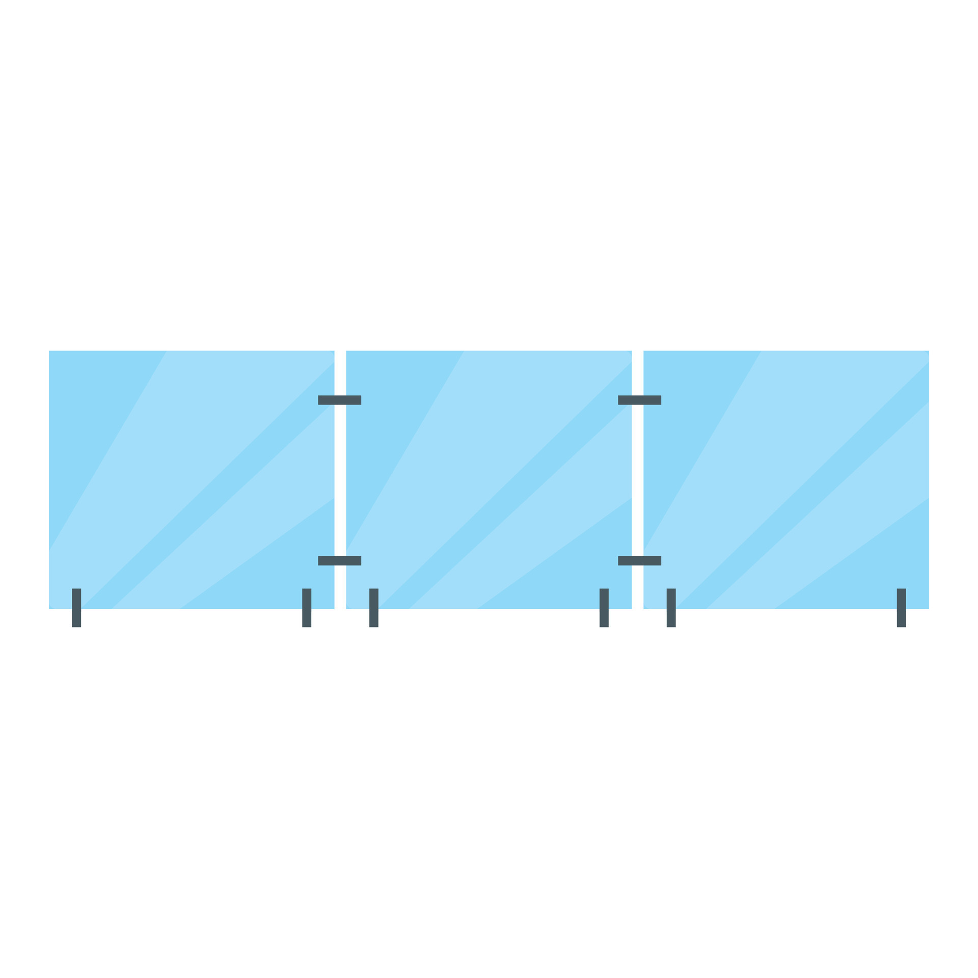 Glass Panel Wall Is Dividing Space In A Modern Office 48456706 Vector Art At Vecteezy
