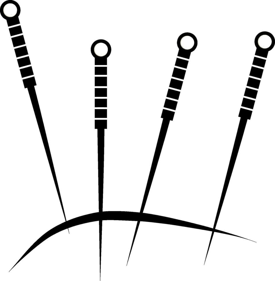 Acupuncture icon. Spa sign. Acupuncture needles symbol. flat style. ear ... Acupuncture icon. Spa sign. Acupuncture needles symbol. flat style. ear ...