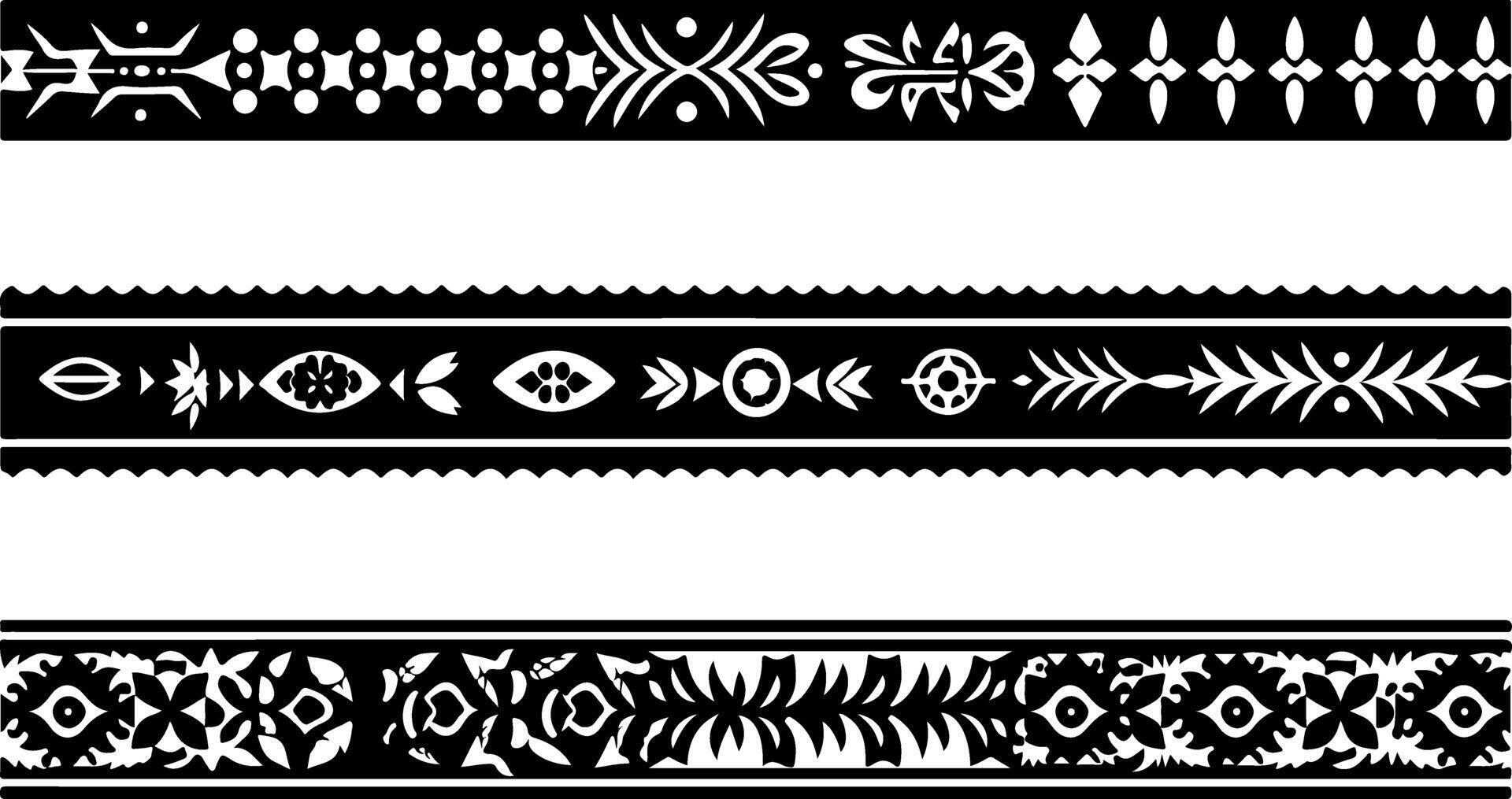 Simple Pattern Decorative Border Design 48465761 Vector Art at Vecteezy