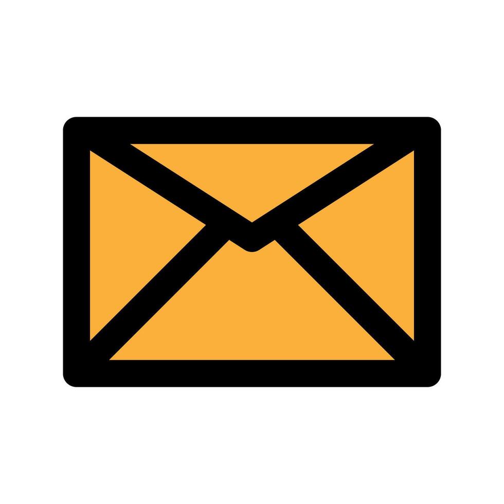 Envelope Flat icon. mail. message, chat, communication . suitable for ...