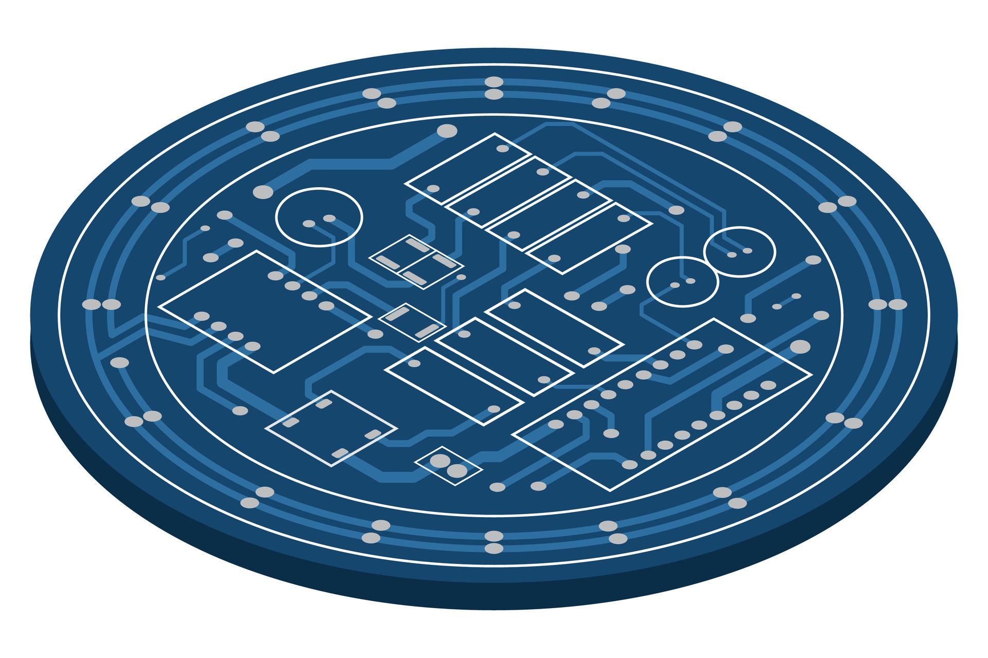 Isometric electronic board. Isometric printed circuit board. Integrated ... Isometric electronic board. Isometric printed circuit board. Integrated ...