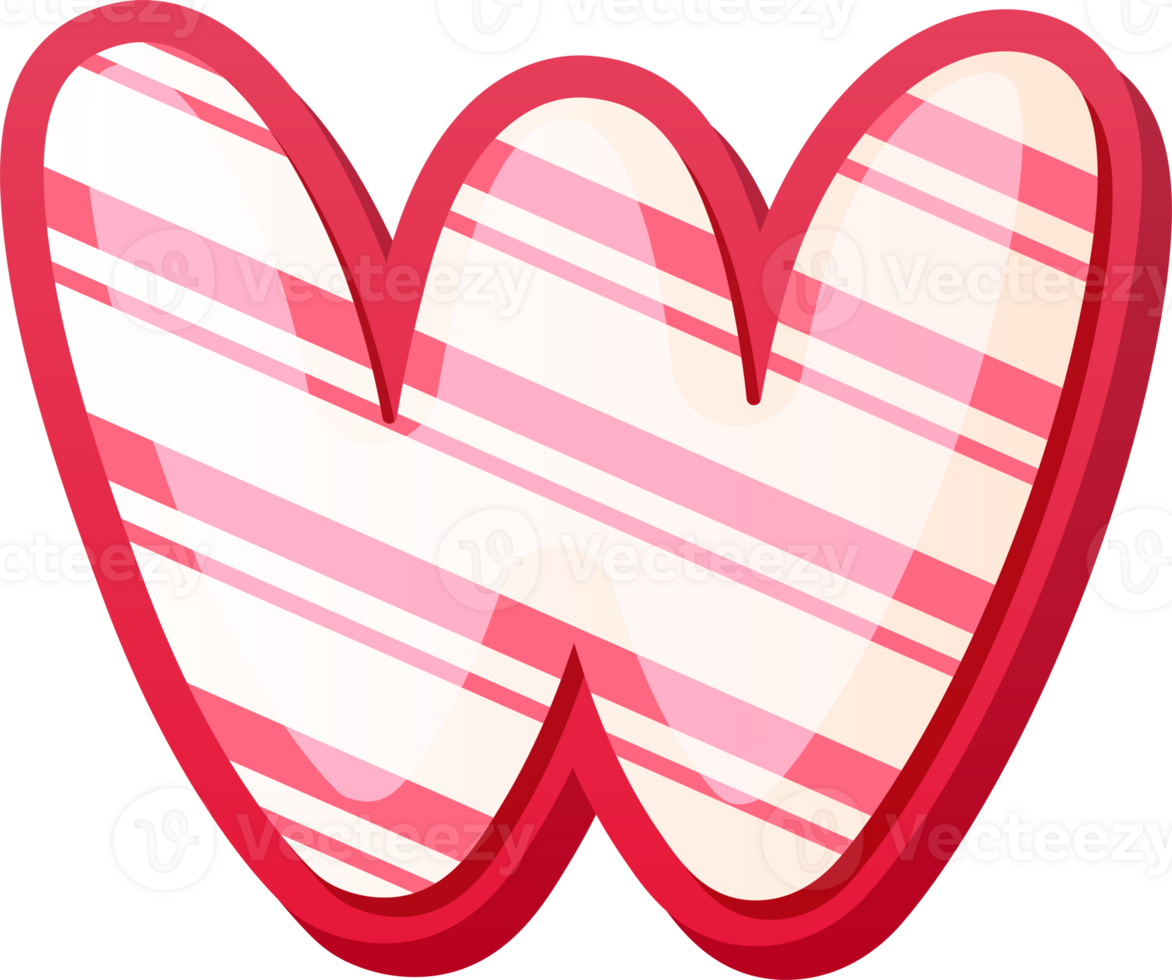 Caramelo Alfabeto Letra W 48476486 Png