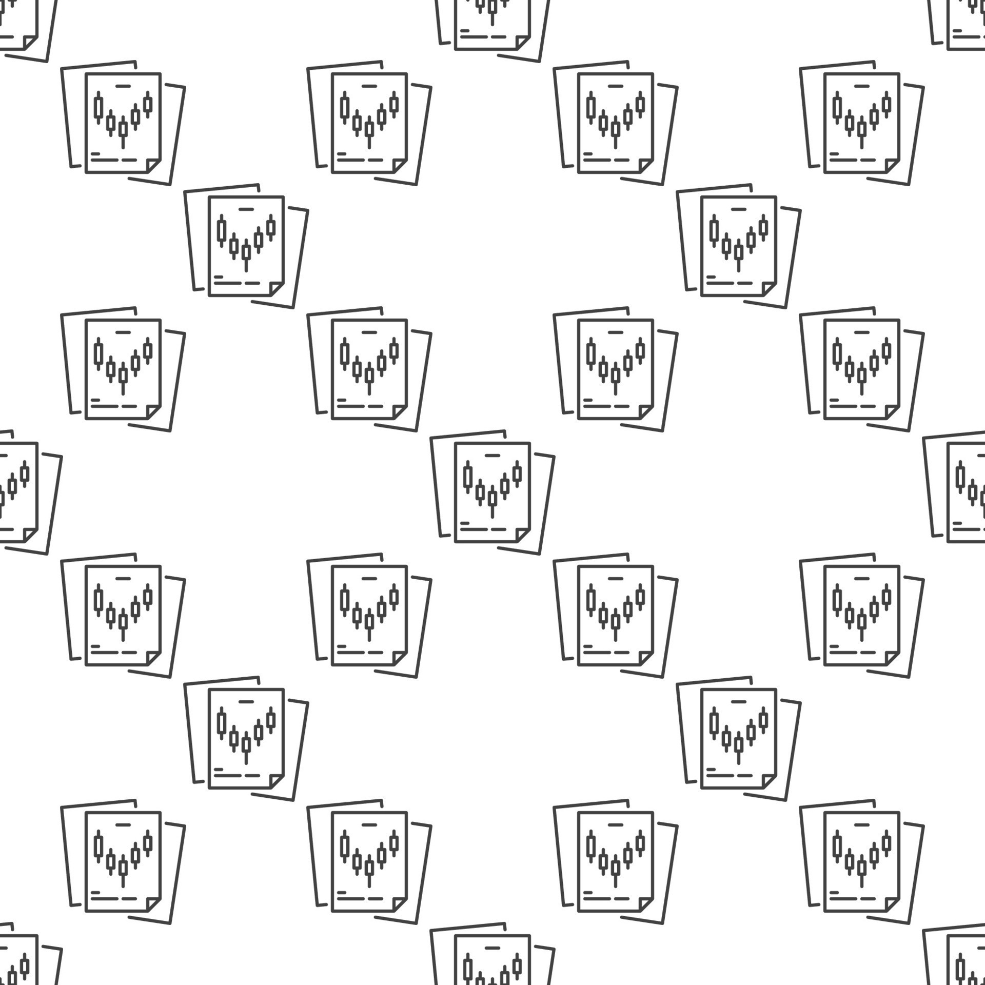 Documents With Candlestick Chart For Trader Linear Seamless Pattern 48507585 Vector Art At Vecteezy