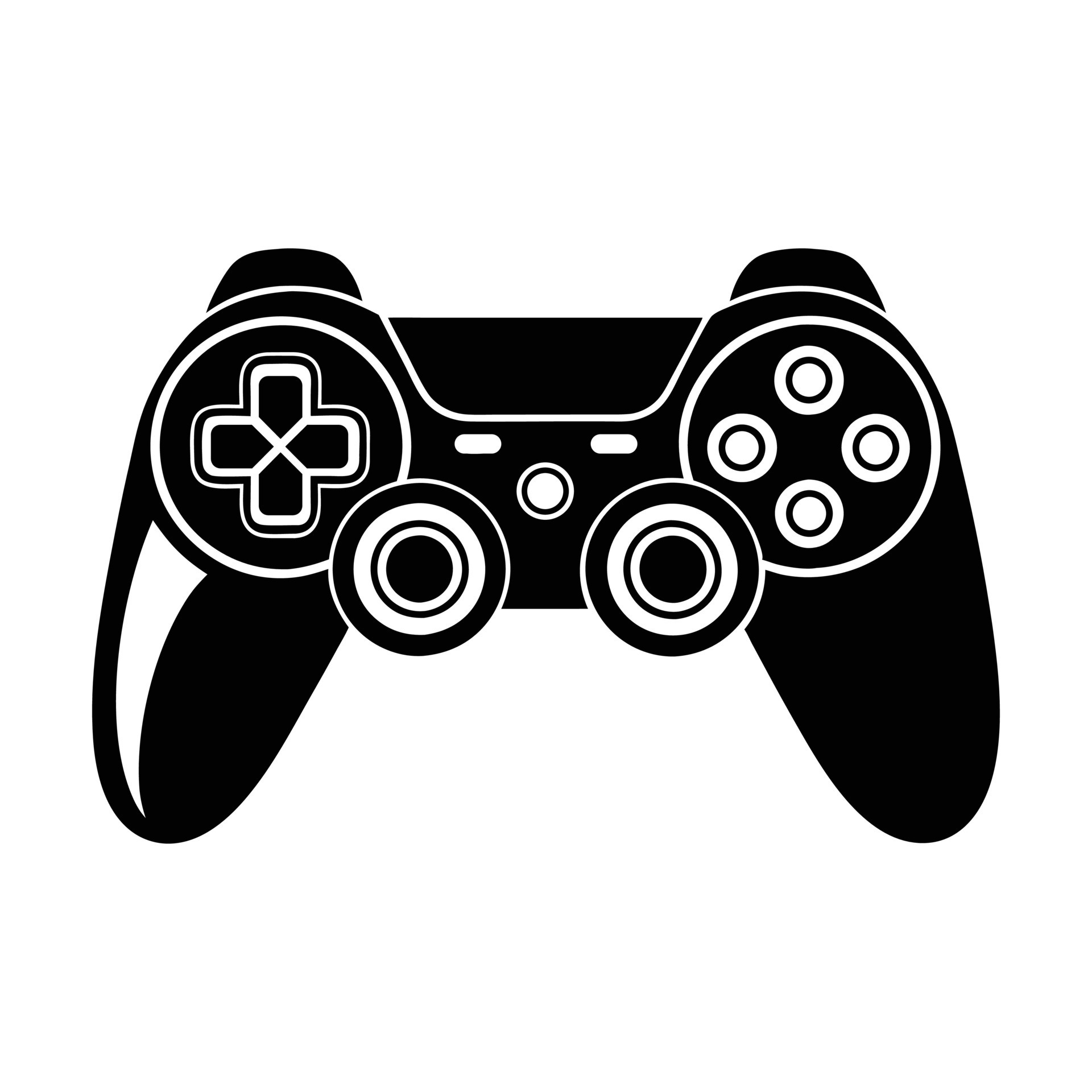 Game Controller Icon Symbol Isolated On A White Background 48515110 Vector Art At Vecteezy