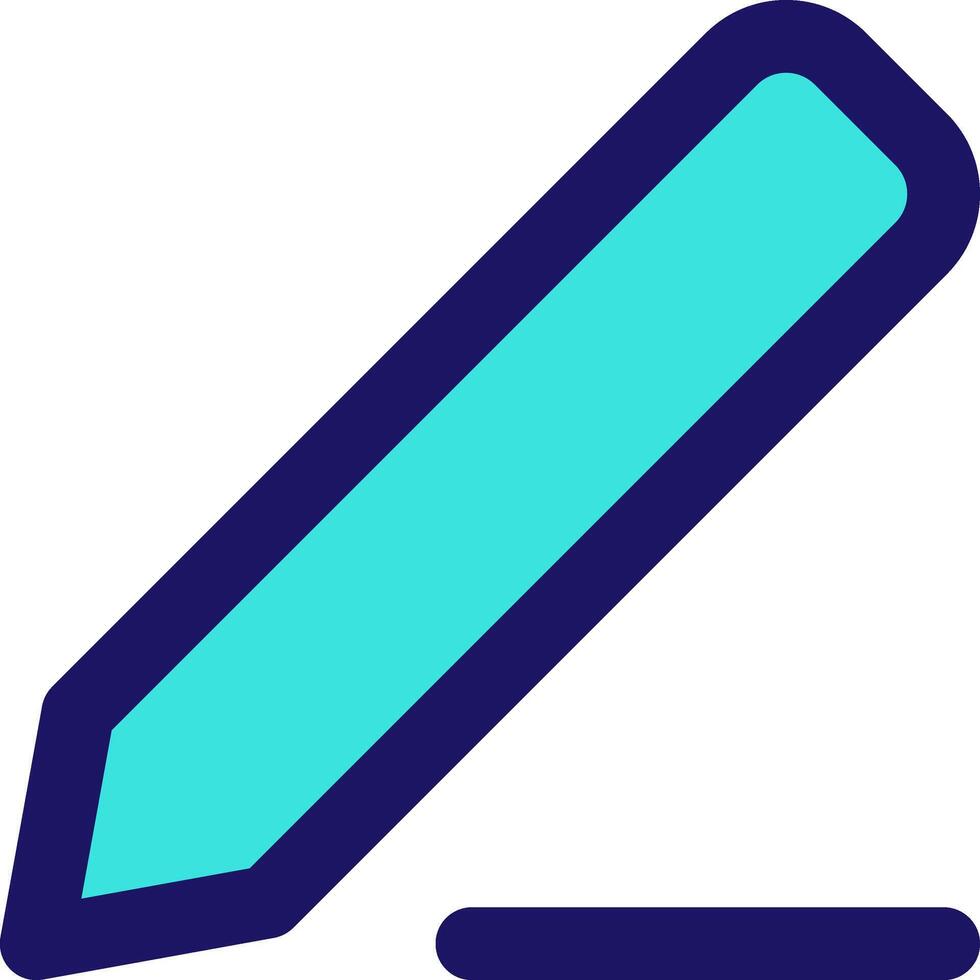 edit write pen icon line application software set 48519998 Vector Art ...