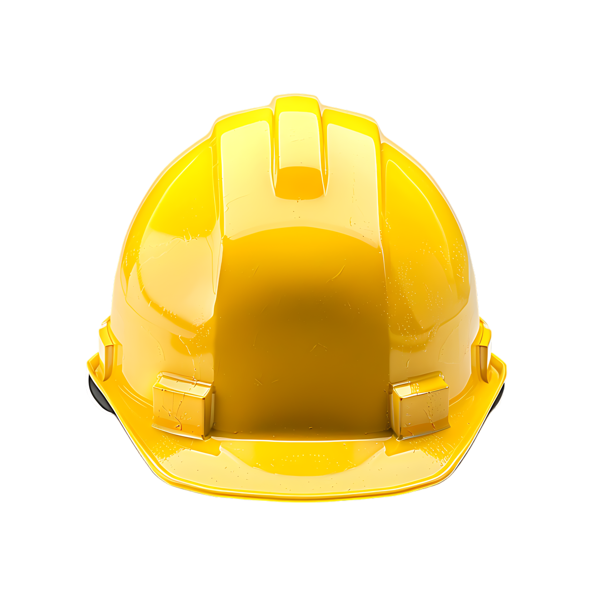 A transparent background features a standalone yellow hard hat 48558298 PNG