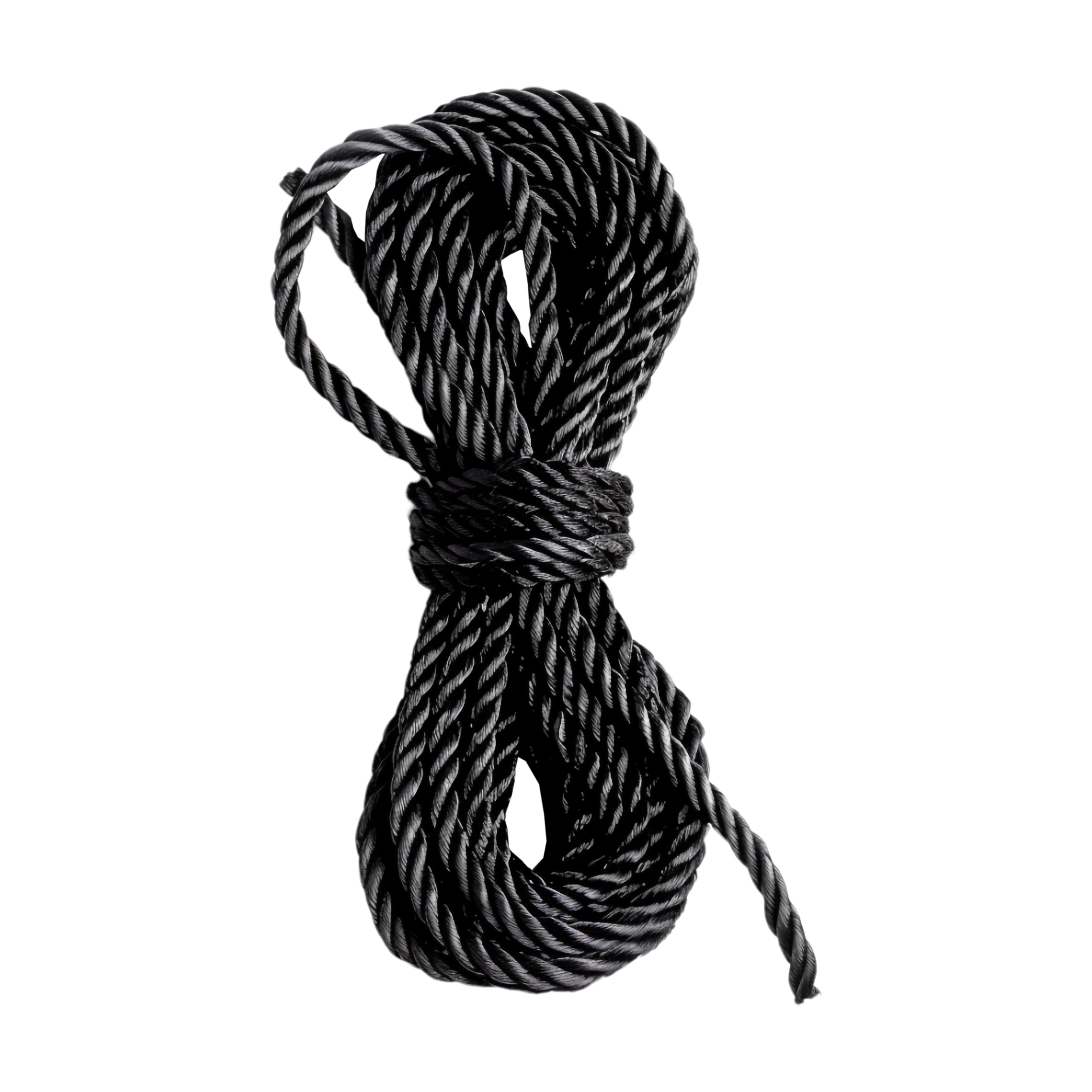 Black Rope on Transparent Background 48563519 PNG