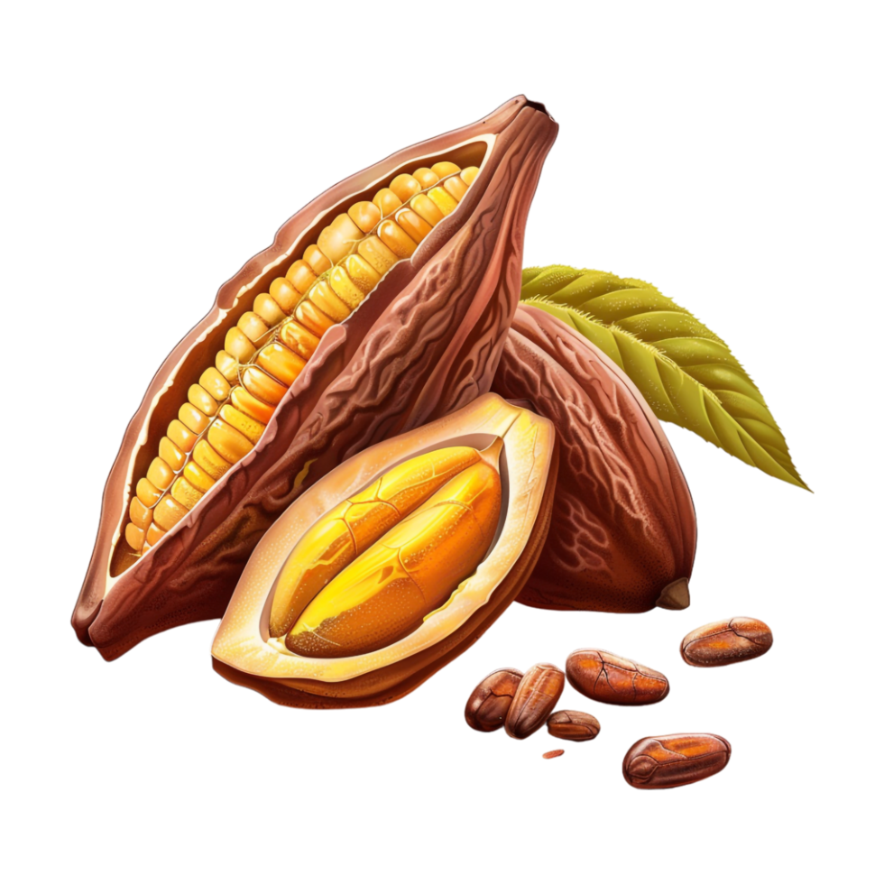 Cocoa Pods on Transparent Background 48563733 PNG