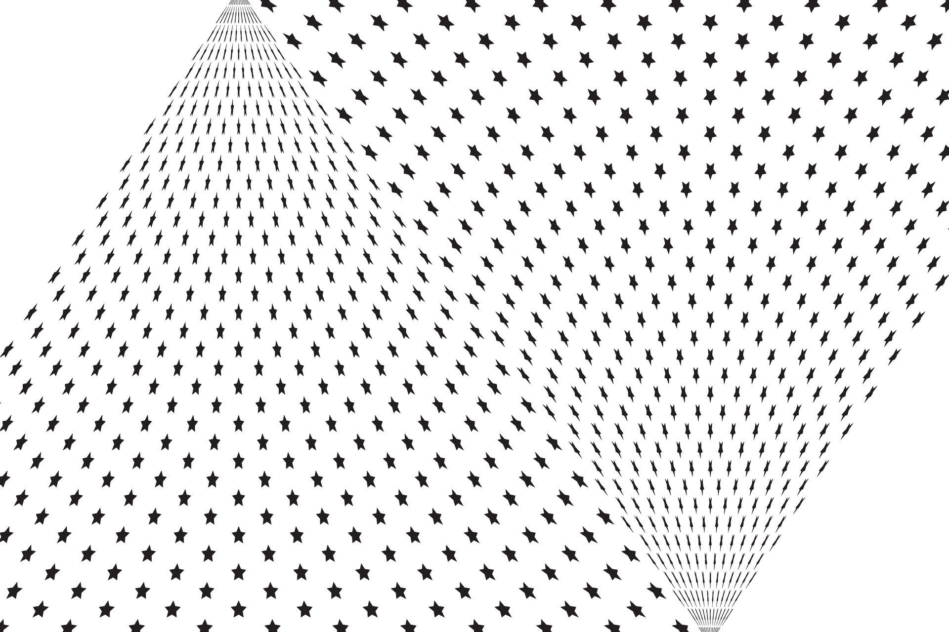 Simple Abstract Black Color Creative Geometric Small Star Line Pattern