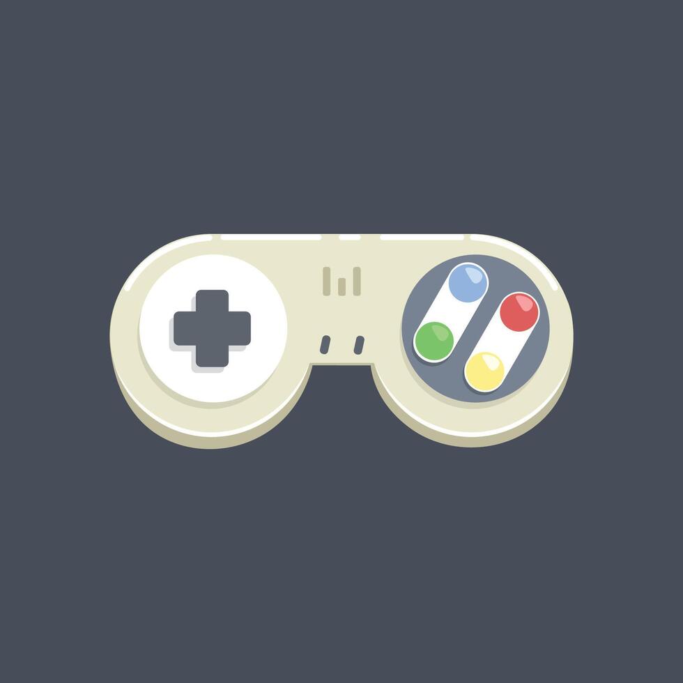 Retro Game Controller In Design 48577487 Vector Art At Vecteezy