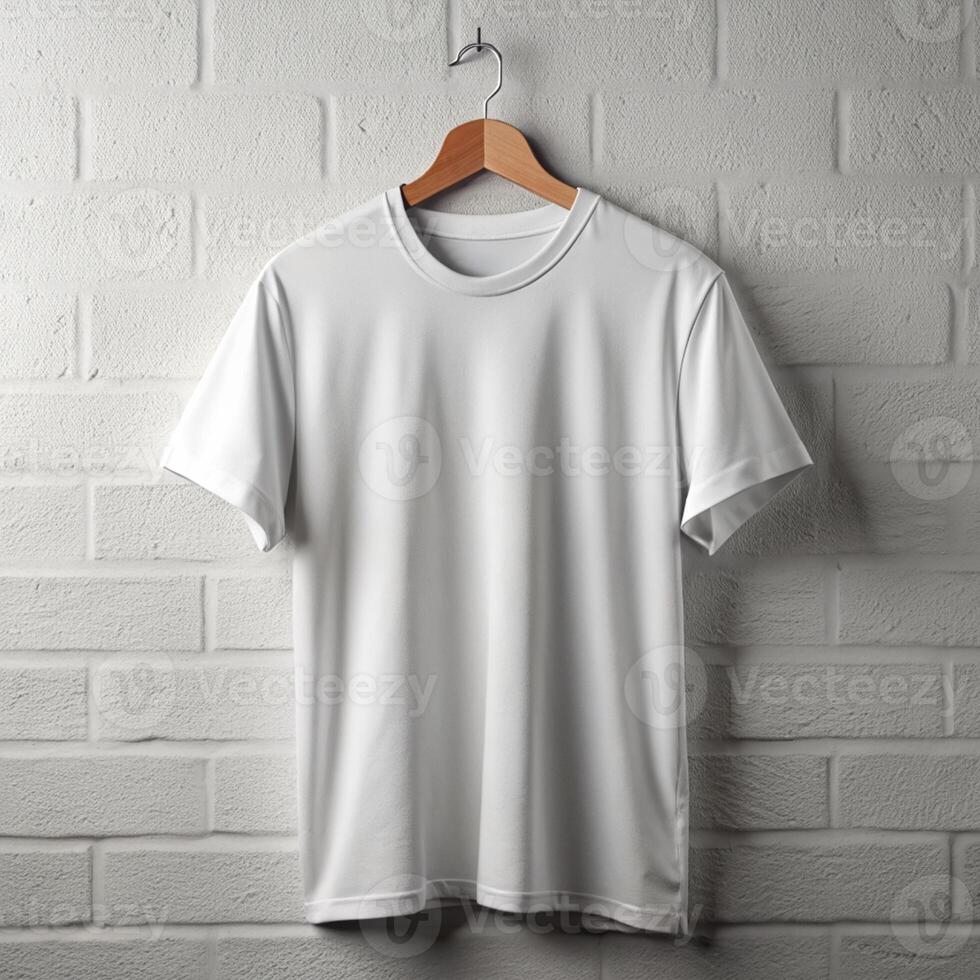 Realistic White T-Shirt Mockup 48584738 Stock Photo at Vecteezy Realistic White T-Shirt Mockup 48584738 Stock Photo at Vecteezy