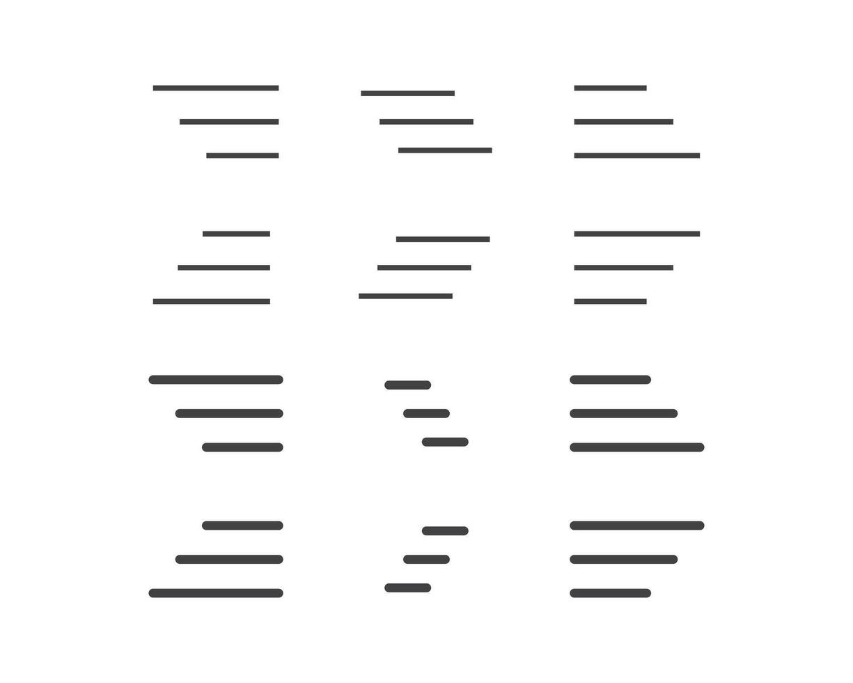Hamburger Menu Icon Buttons For Website Ui Navigation Mobile App Presentation Design