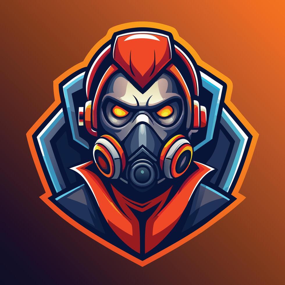 Gas Mask Esport Logo Mascot Design 48607450 Vector Art At Vecteezy