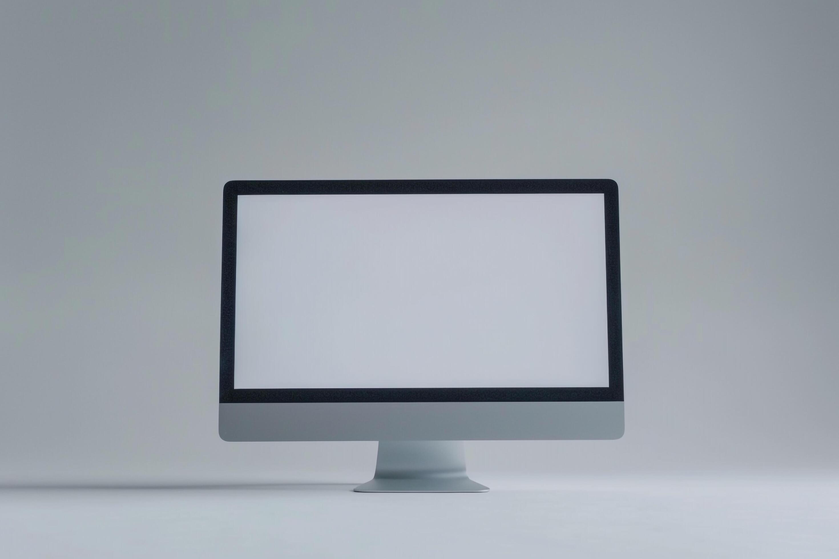 Desktop Computer Mockup with Professional Background 48629233 Stock ...