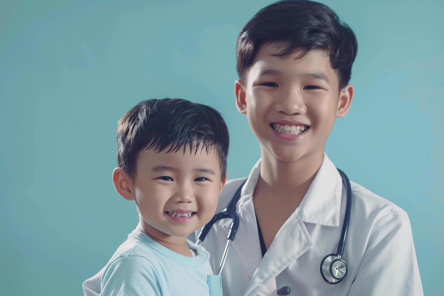 Pediatrician with Stethoscope and Child in Cheerful Background 48631506 ... Pediatrician with Stethoscope and Child in Cheerful Background 48631506 ...