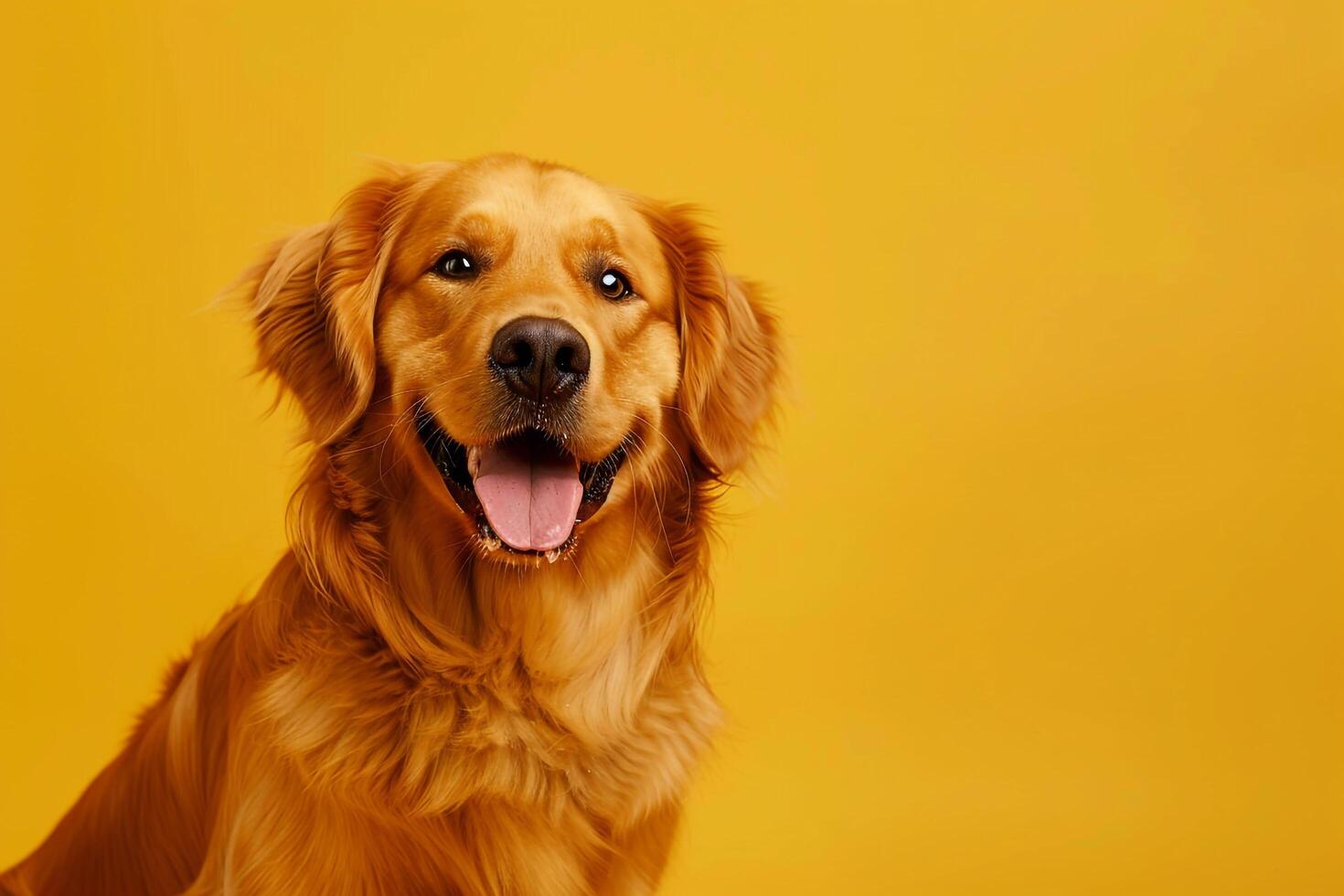 Cheerful Dog with Big Smile Against Gen Background 48632582 Stock Photo at Vecteezy