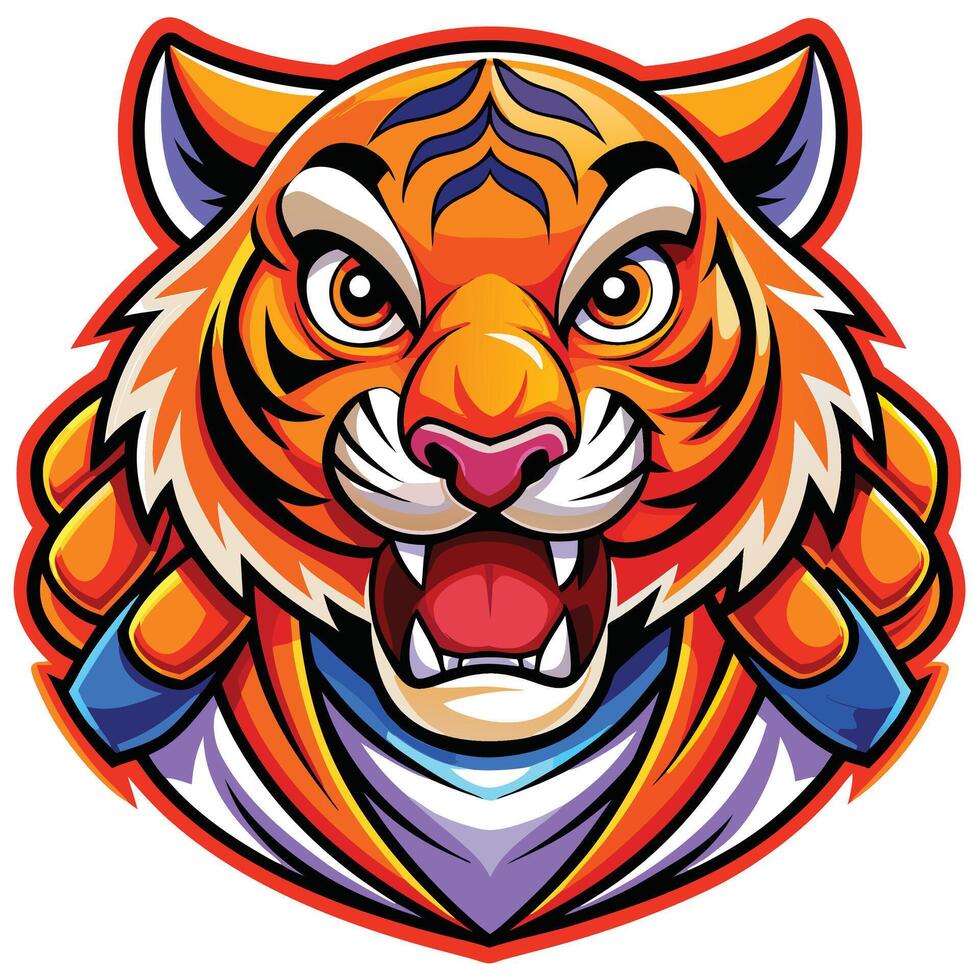 Mighty tiger esport mascot logo design 48645622 Vector Art at Vecteezy