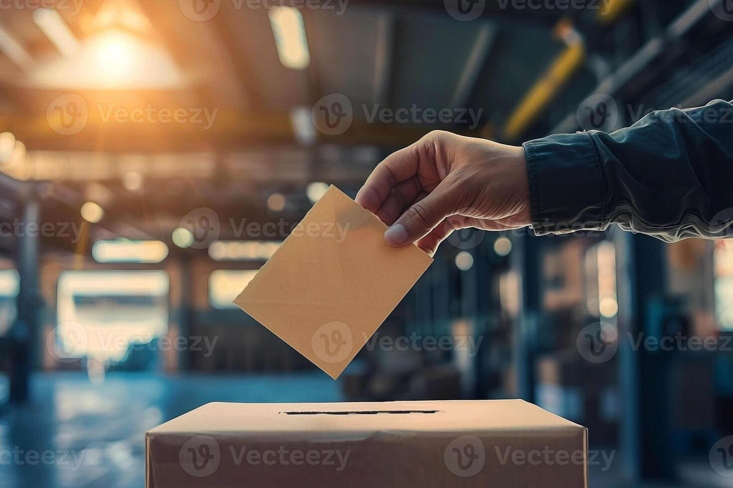Person Casting Vote into Ballot Box with Neutral Background 48665045 ... Person Casting Vote into Ballot Box with Neutral Background 48665045 ...