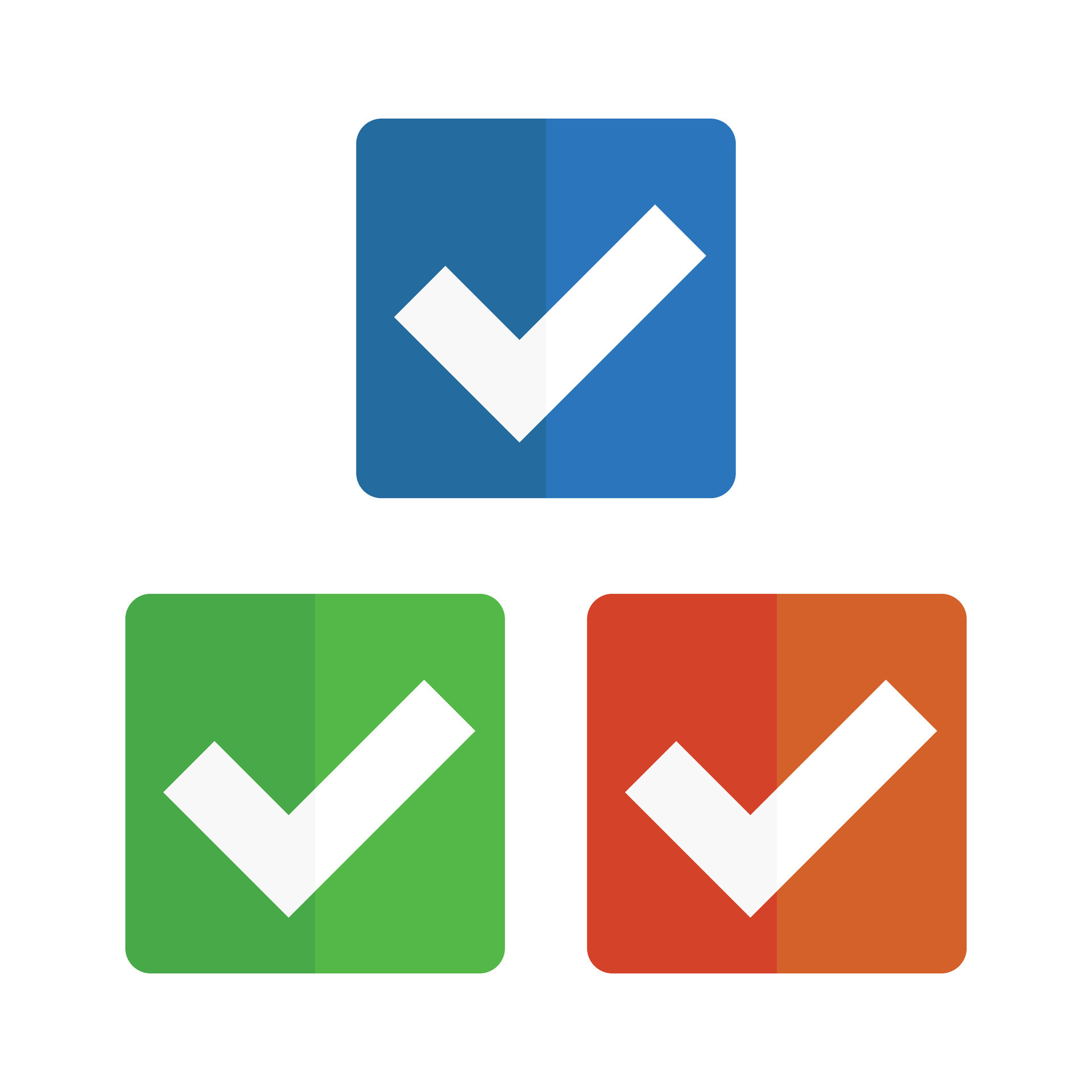 Set of checkbox icons. Questionnaires and confirmation boxes. 48668583 Vector Art at Vecteezy