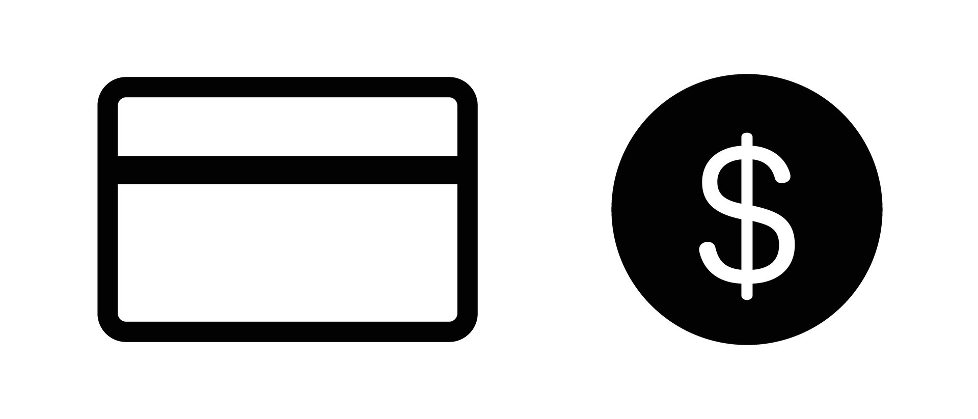 Credit card and dollar coin silhouette icon. 48668802 Vector Art at ... Credit card and dollar coin silhouette icon. 48668802 Vector Art at ...