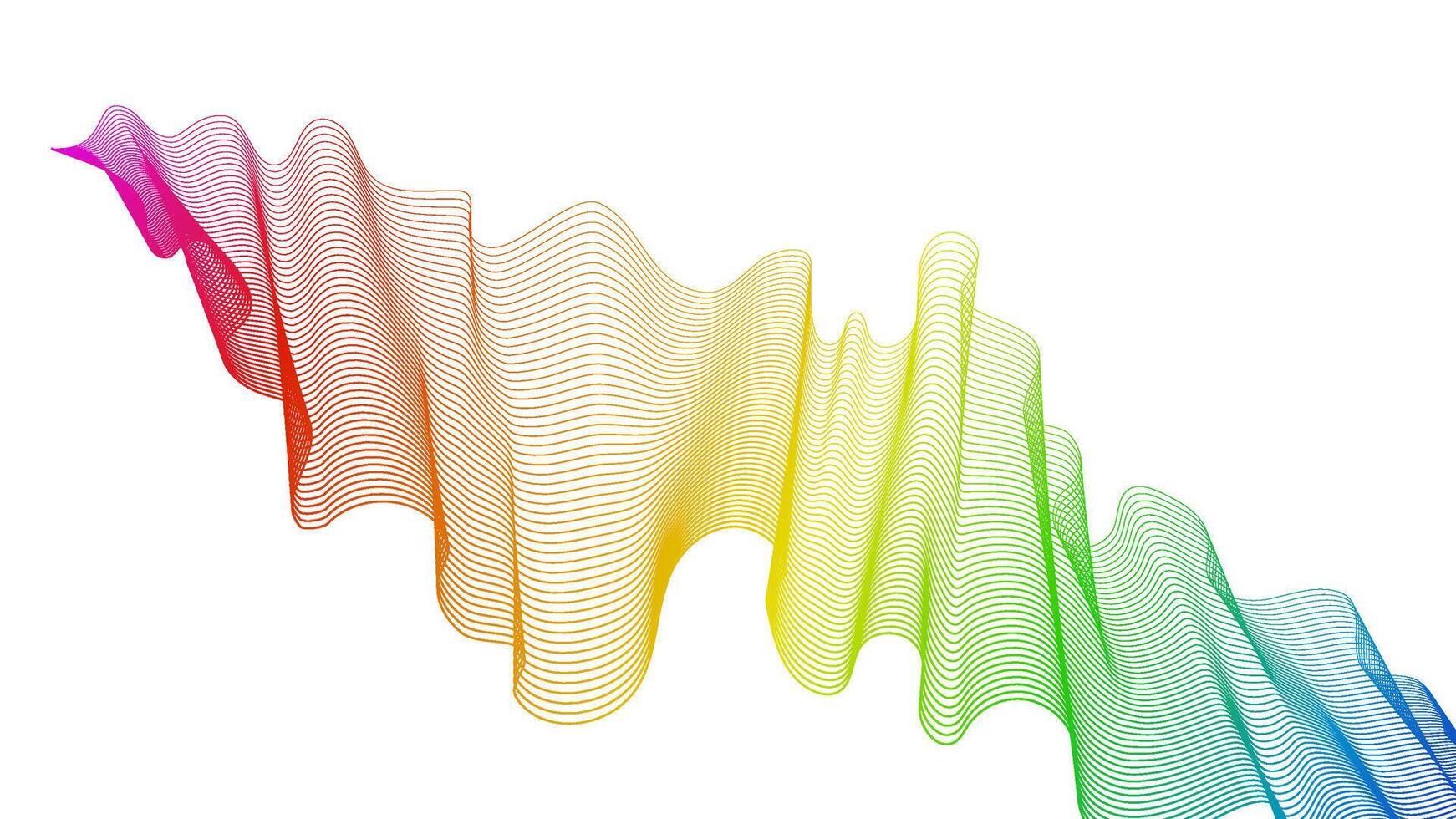 Abstract backdrop with wave gradient lines 48670084 Vector Art at Vecteezy