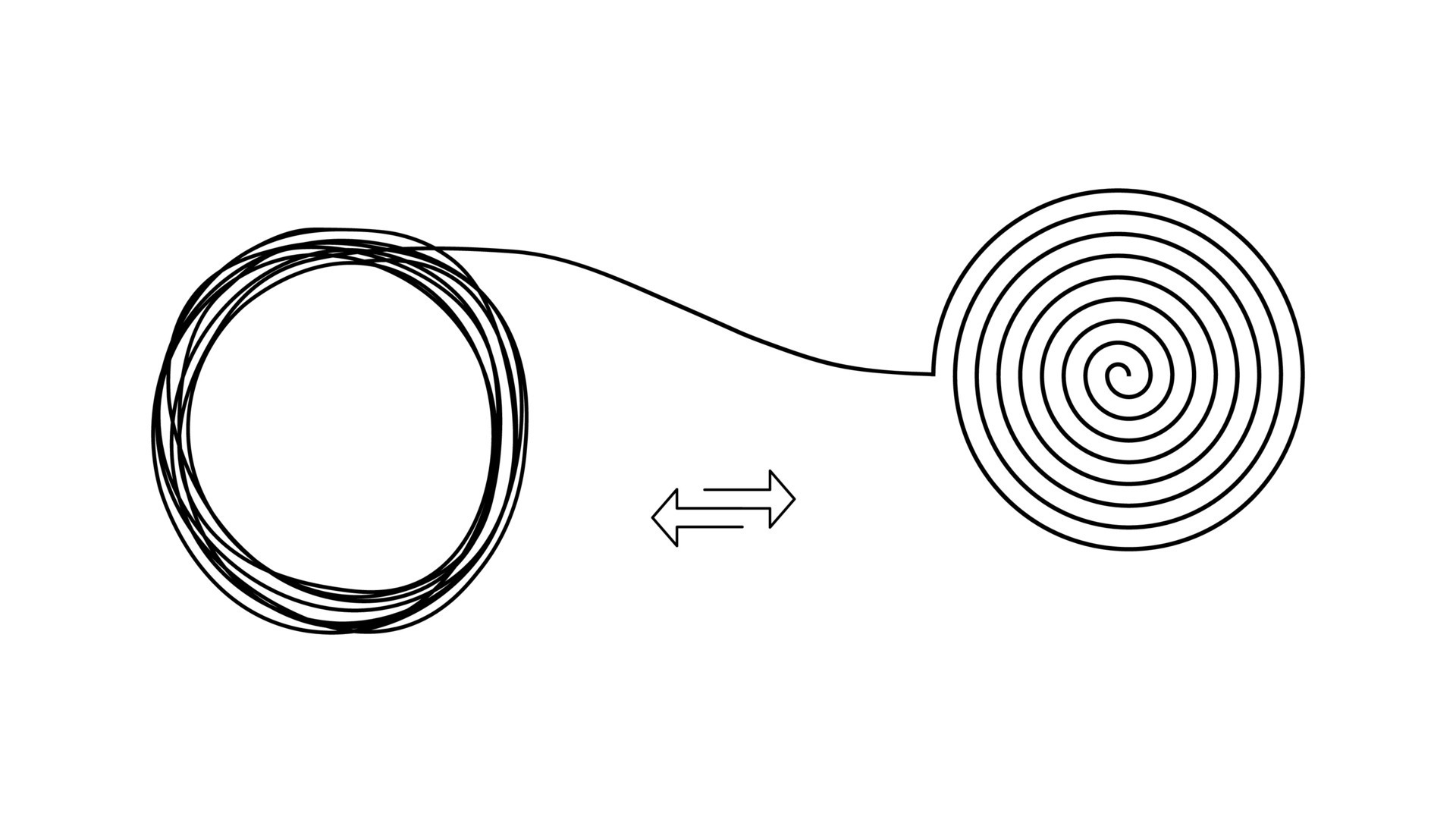 Tangle and untangle, psychotherapy and psychology concept problems ... Tangle and untangle, psychotherapy and psychology concept problems ...